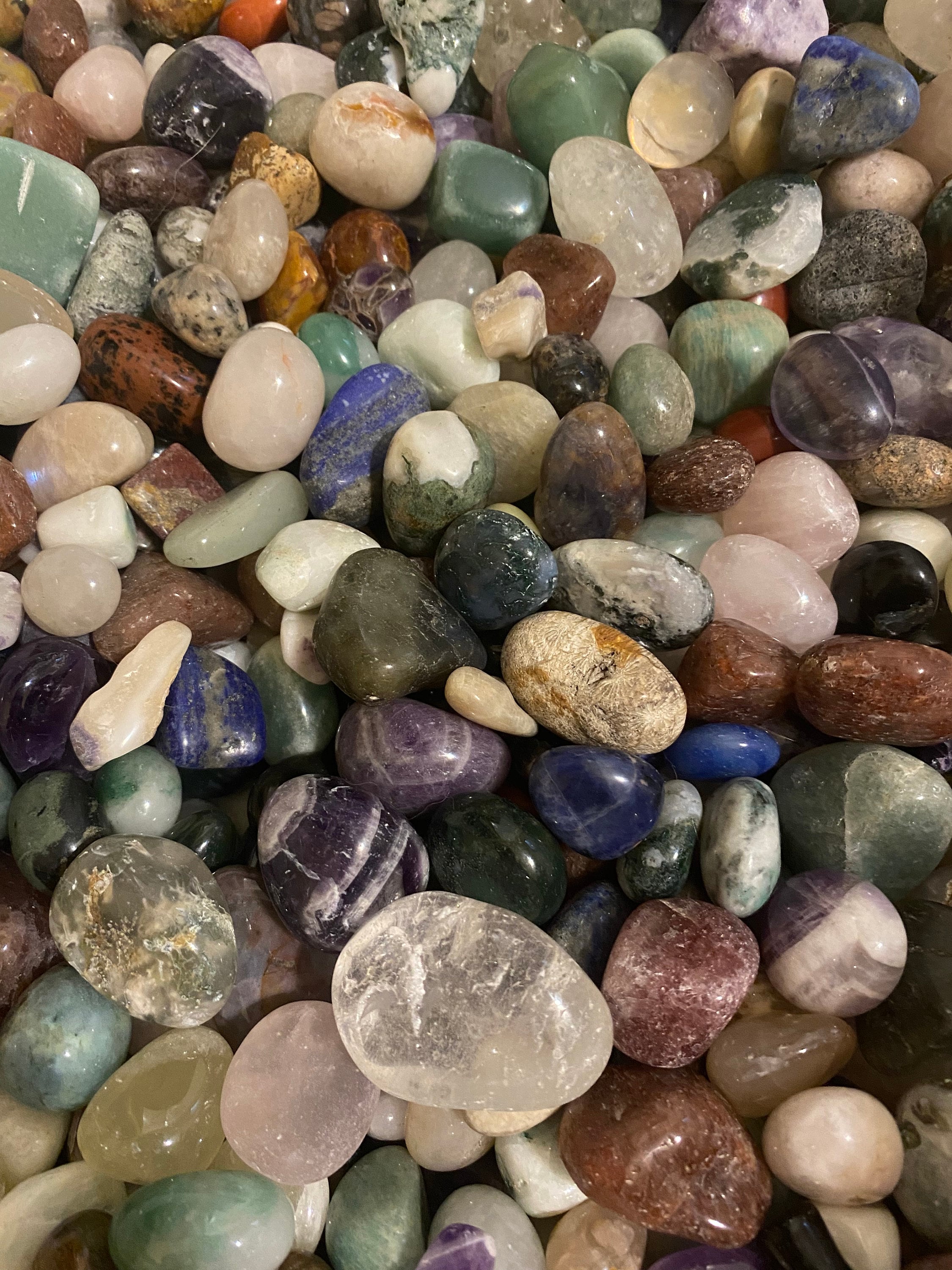 Polished Crystal Tumbled by the Pound - Etsy
