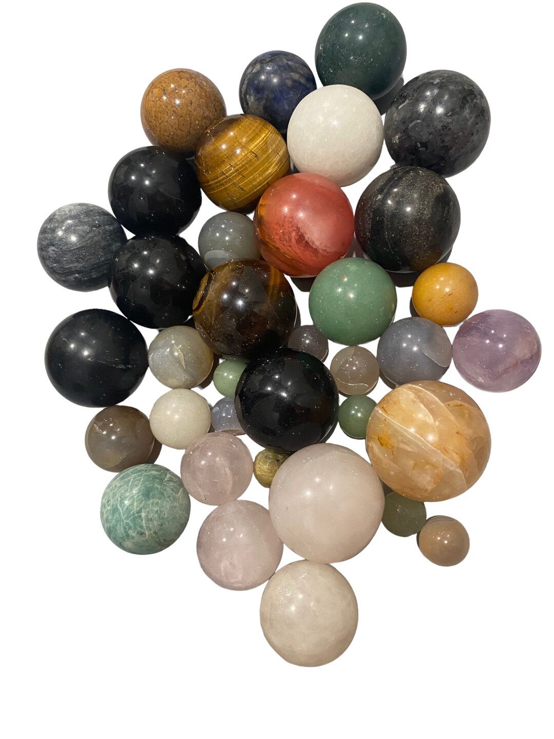 1-3 Pounds of Crystal Mini Spheres - Etsy