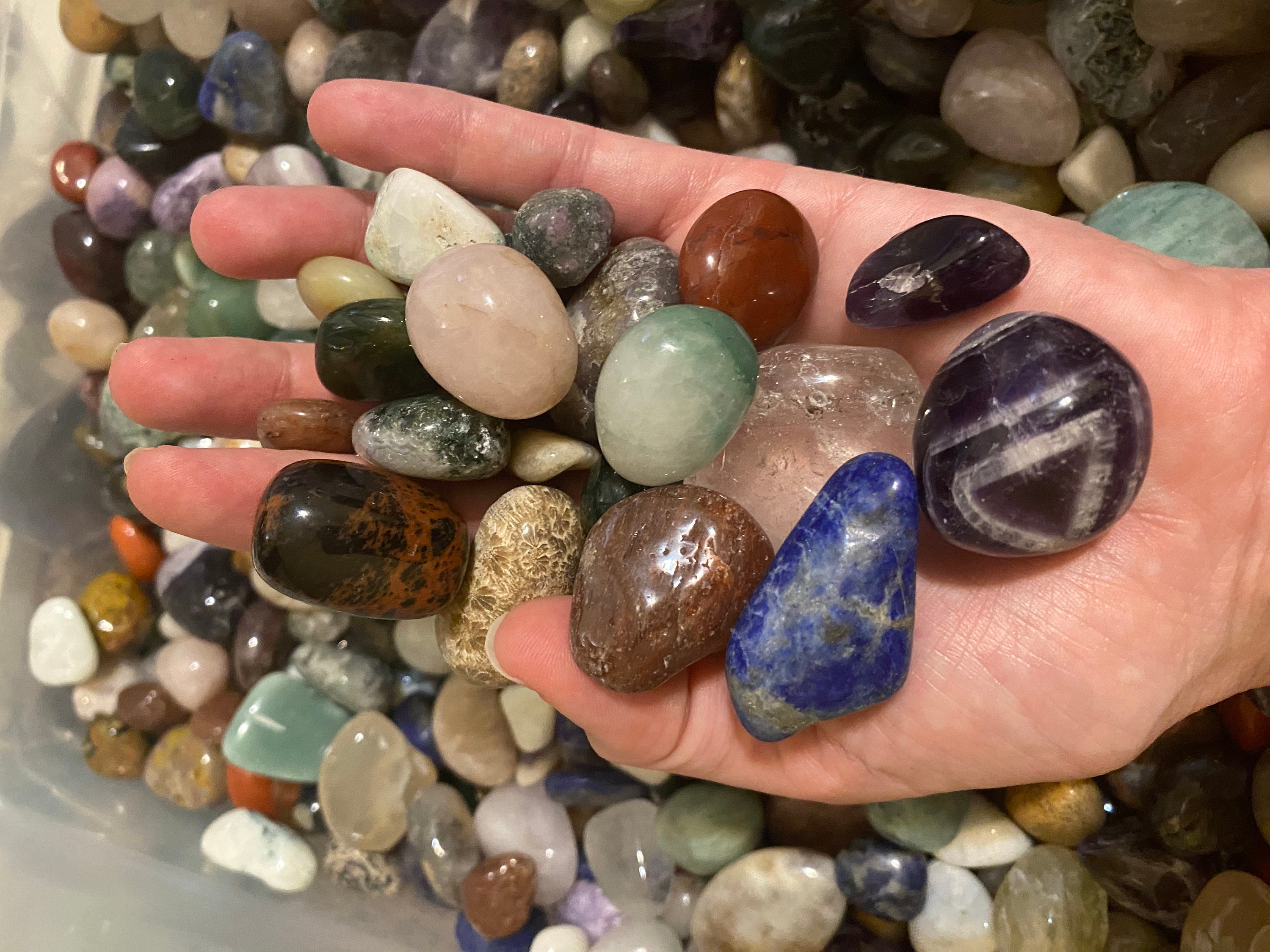 Polished Crystal Tumbled by the Pound - Etsy