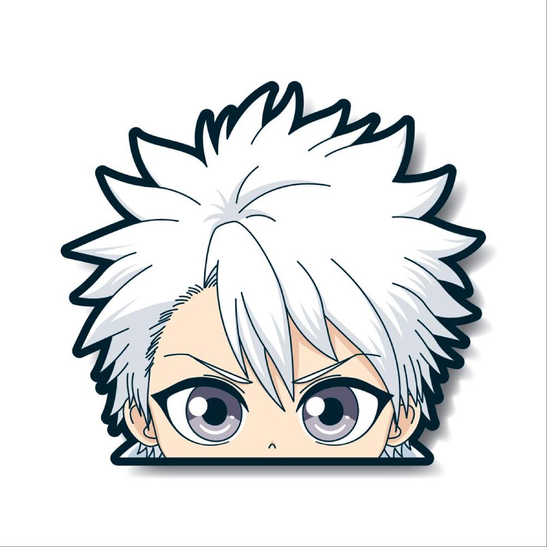 Ice Shinigami Vinyl Peeker Sticker - Etsy