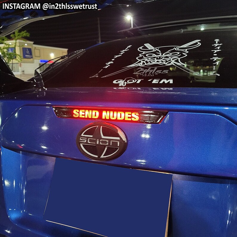 Scion TC Brake Light Decal 2011 - Etsy