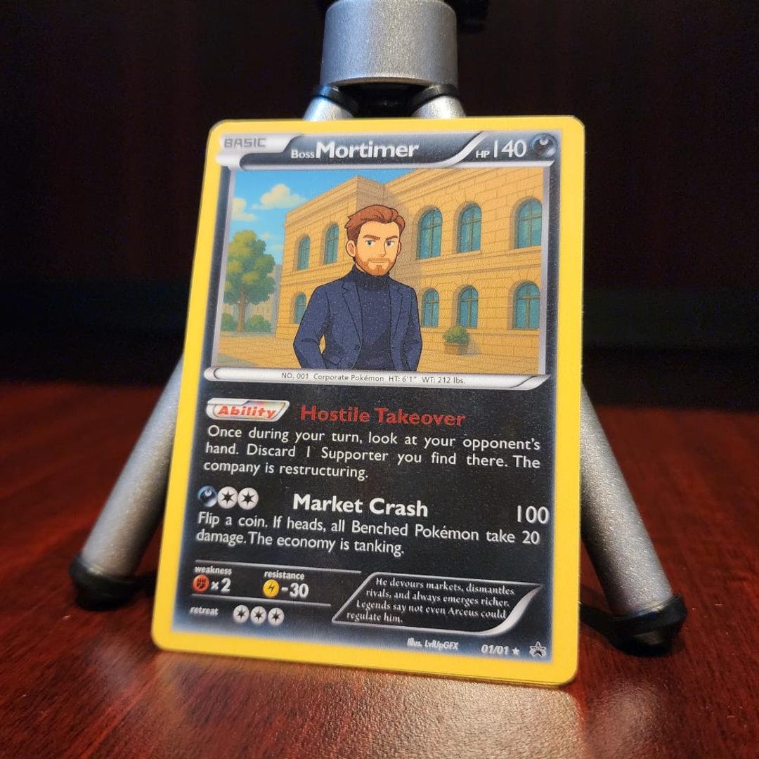 Custom Pokemon Trading Card – Personalized Gift, Unique Artwork - Etsy