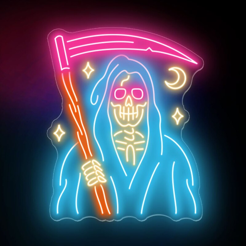 Halloween Lighted Sign - Etsy