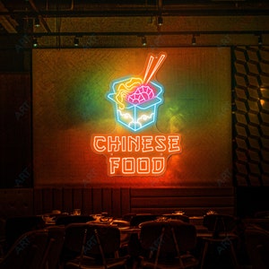 Chinese Food Neon Sign, Ramen Sign Ramen Neon Sign Ramen Bowl Neon Sign ...