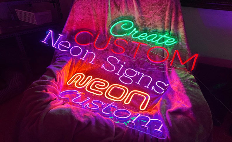 Custom Neon Signs Aesthetic Custom Neon Signs LED Neon Sign - Etsy