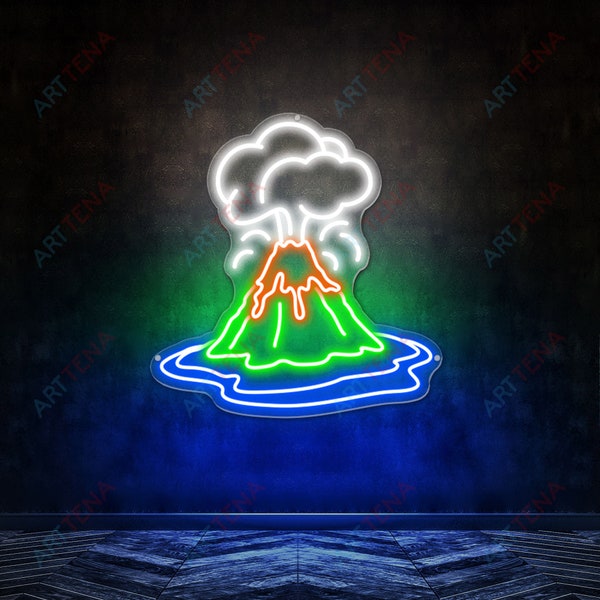 Volcano Neon Sign - Etsy