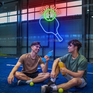 Custom Name Pickle Ball Neon Sign Custom Name Neon Sign Pickle Ball ...