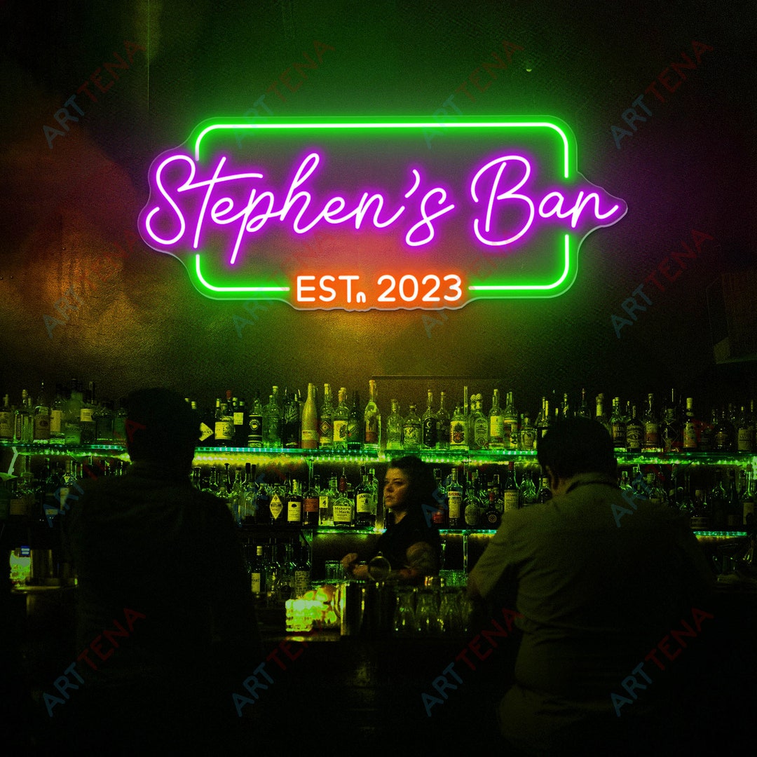 Outdoor Bar Sign, Halloween Decor, Personalized Bar Sign for Home Bar ...