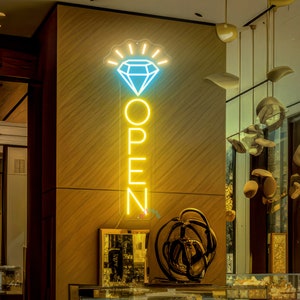 Neon Jewelry Stores Open Sign Business Led Light Neon OPEN Business ...