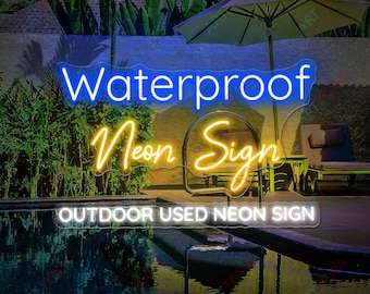 Outdoor Garden Decor Neon Sign Custom Waterproof Neon Signs Custom ...