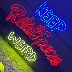 Custom Free Standing Neon Sign Wedding Table Neon Sign Name Table Neon ...