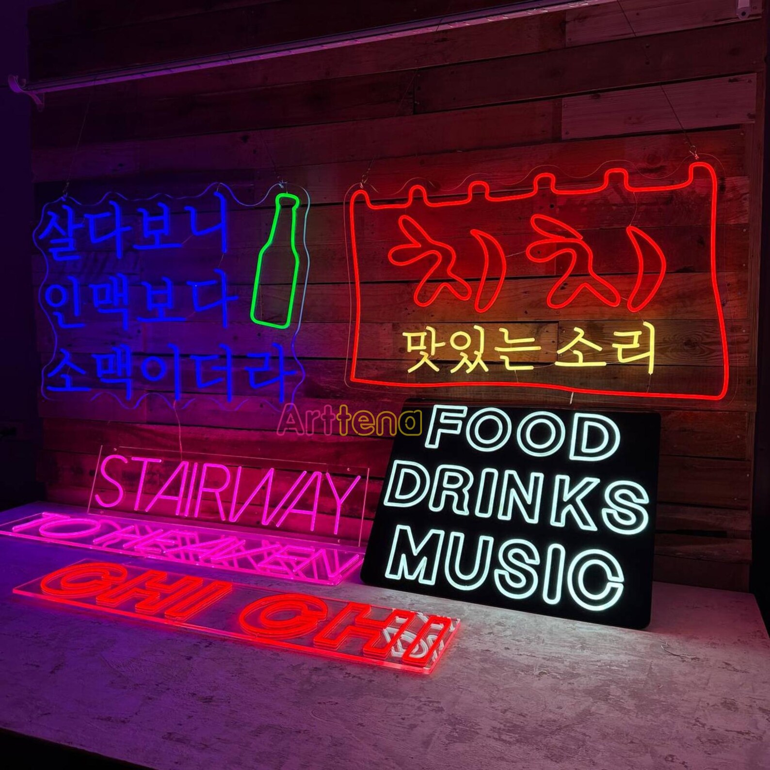 Martini Time Neon Sign, Bar Party Decor, Cocktail Wall Decor, Christmas ...