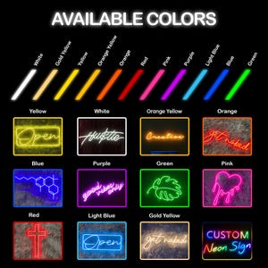 City Light Chicago Neon Sign, Skyline Neon Sign, Home Wall Decor Office ...