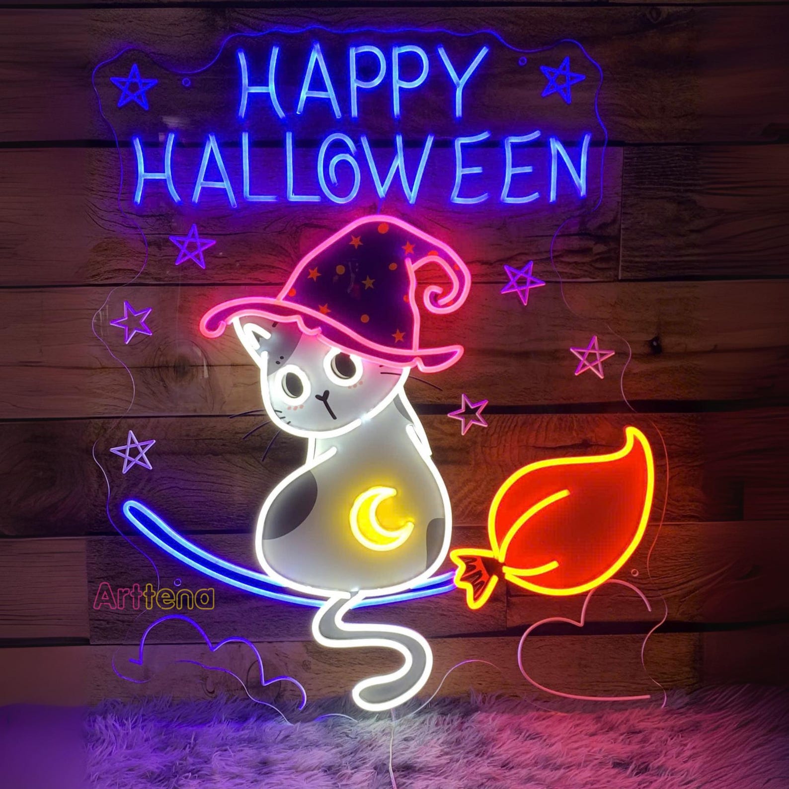 Custom Halloween Neon Sign, Halloween Horror Decor, Custom Neon Sign ...