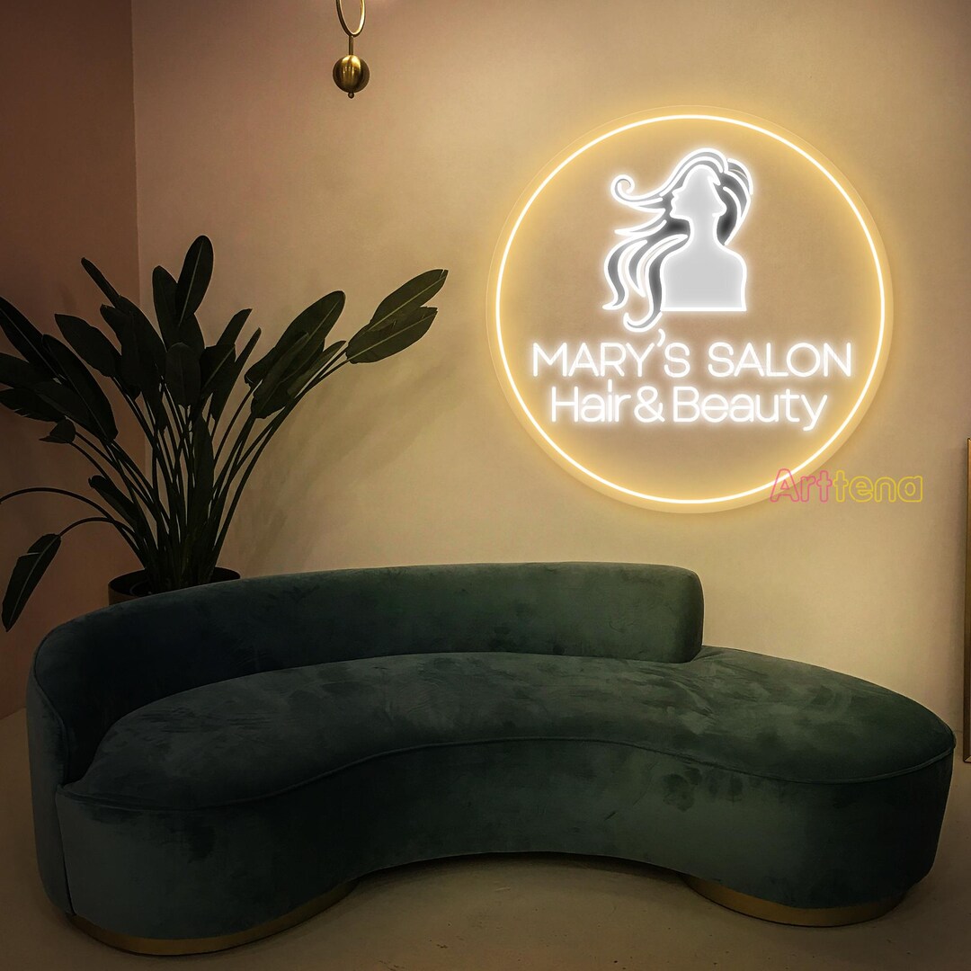 Custom Salon Business Neon Sign Beauty Neon Sign, Studio Neon Sign ...