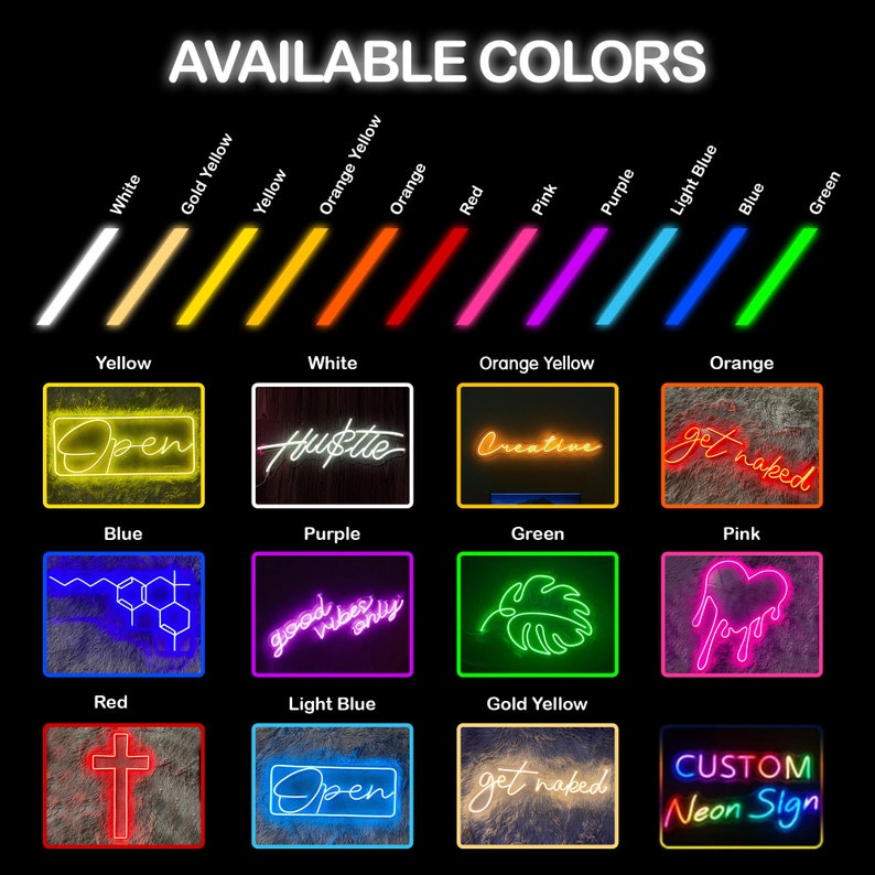 Personalized Your Garage Name Neon Sign Auto Garage LED Sign Garage ...