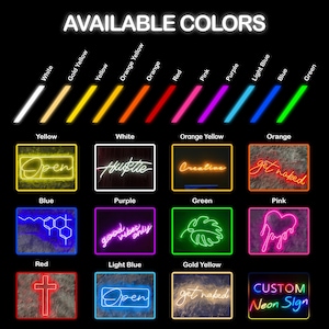 Custom Color Changing Neon Sign, Wedding Decor Sign, Color Changing ...