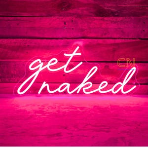 Nice Bum Neon Sign, Nice Bum With Peach Sign, Bathroom Wall Decor ...