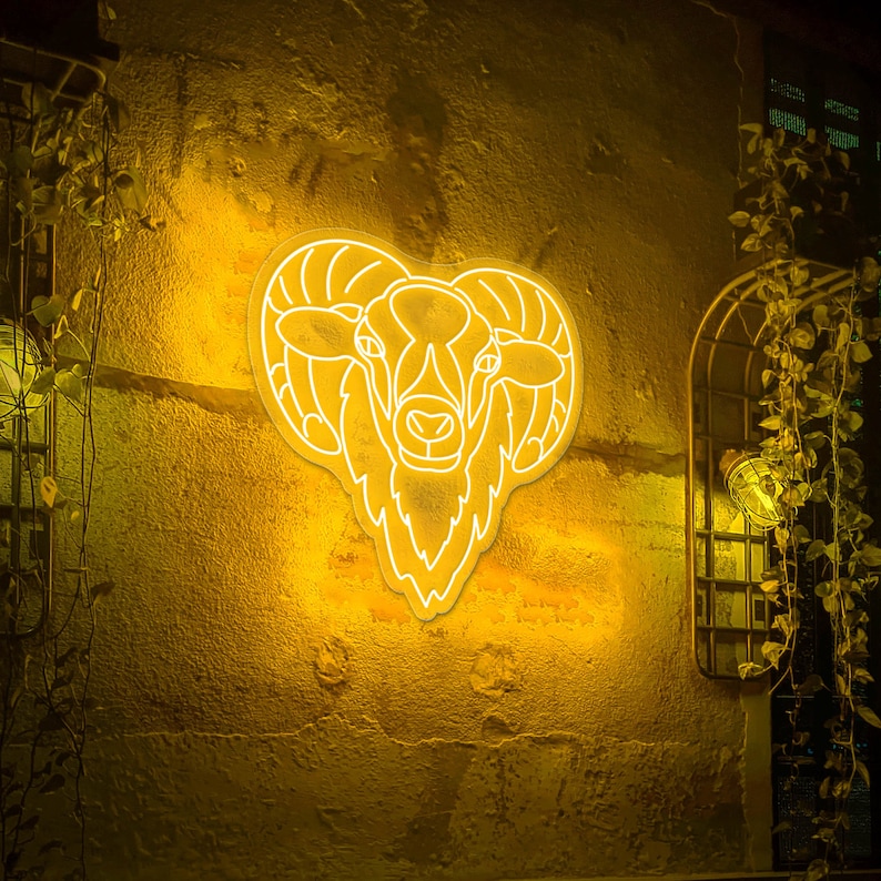 Custom Sheep Neon Sign Custom Led Neon Light Sign - Etsy