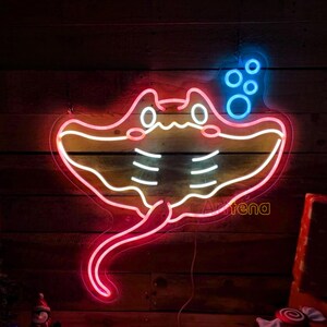 Custom Image Neon Sign, Custom Image Sign for Home, Home Wall ...