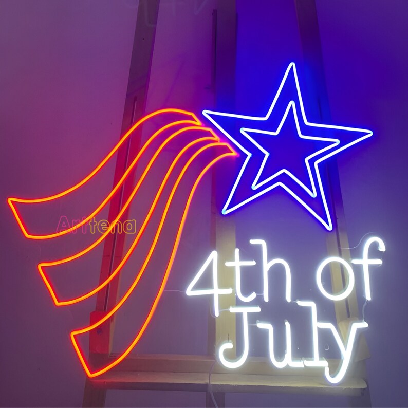 American Bald Eagle Mullet Neon Sign Eagle Mullet USA UV Printing Led ...