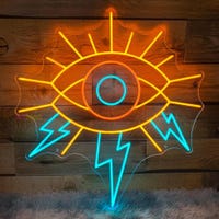 Magic Eye Neon Sign, Evil Eye LED Sign, Eye of God Neon Light, Eye of ...