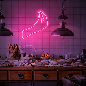 Italian Hand Gesture Sign, Italy Neon Sign, Classic Italian Hand Sign ...