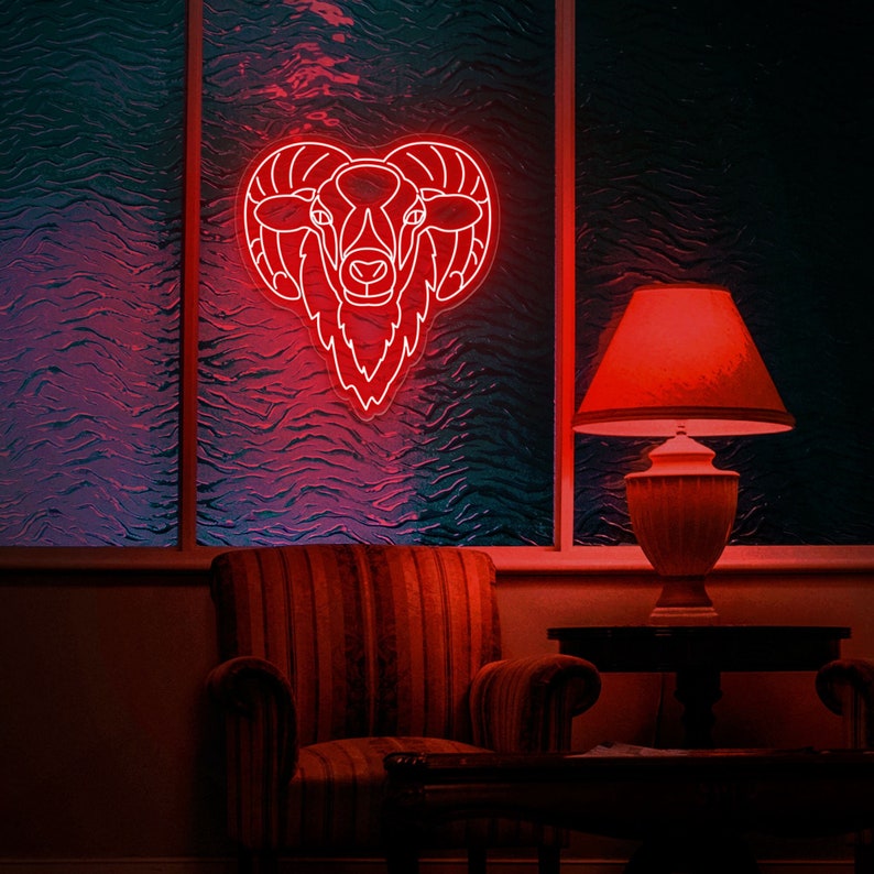 Custom Sheep Neon Sign Custom Led Neon Light Sign - Etsy