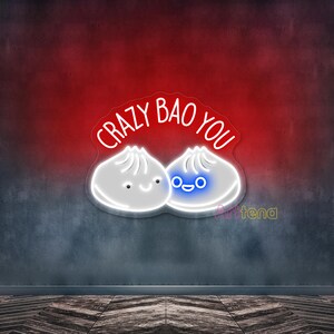 Dumpling Led Neon Sign, Dumpling Chinese Restaurant Store Wall ...