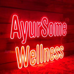 Custom UV Printing Acrylic Neon Sign, Custom LED Business Neon Sign, UV ...