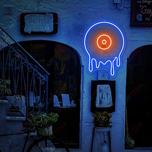 Melting Vinyl Record Led Neon Sign, Music Wall Décor, 90s Theme Party ...
