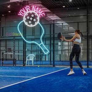 Custom Name Pickle Ball Neon Sign Custom Name Neon Sign Pickle Ball ...