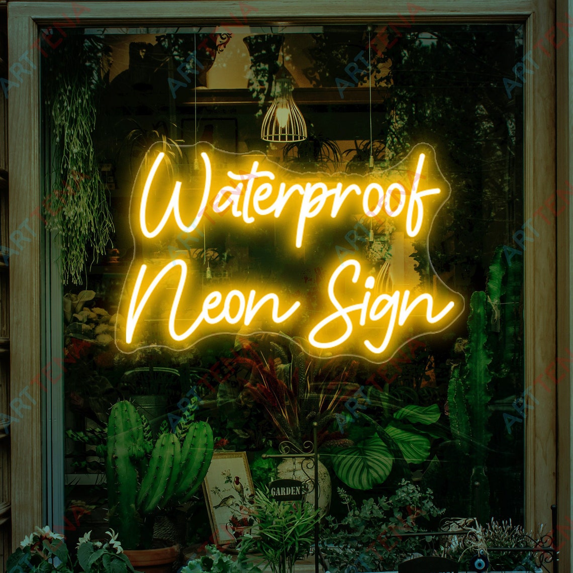 Outdoor Neon Sign Father's Day Gift Custom Waterproof Signs Custom ...
