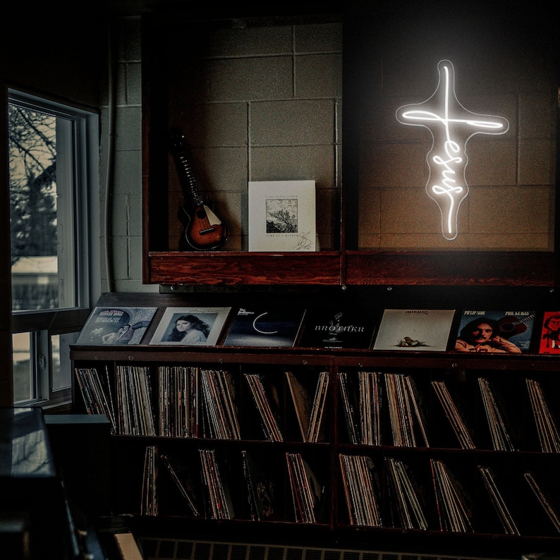 Jesus Neon Sign Jesus Christ Led Sign Home Decor Custom - Etsy