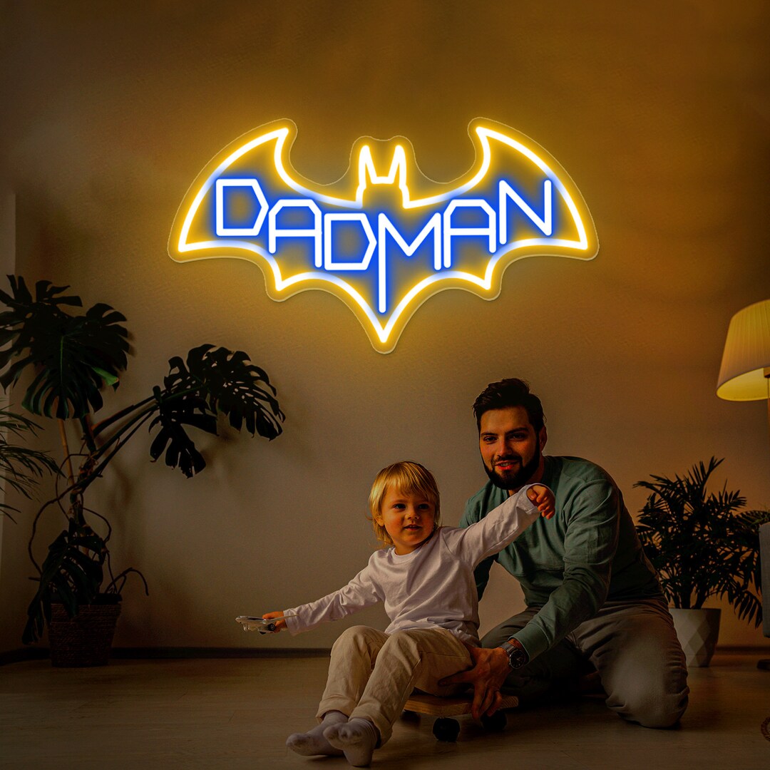 Dadman Neon Sign, Father's Day Neon Light, Custom Neon Sign,wall Home ...
