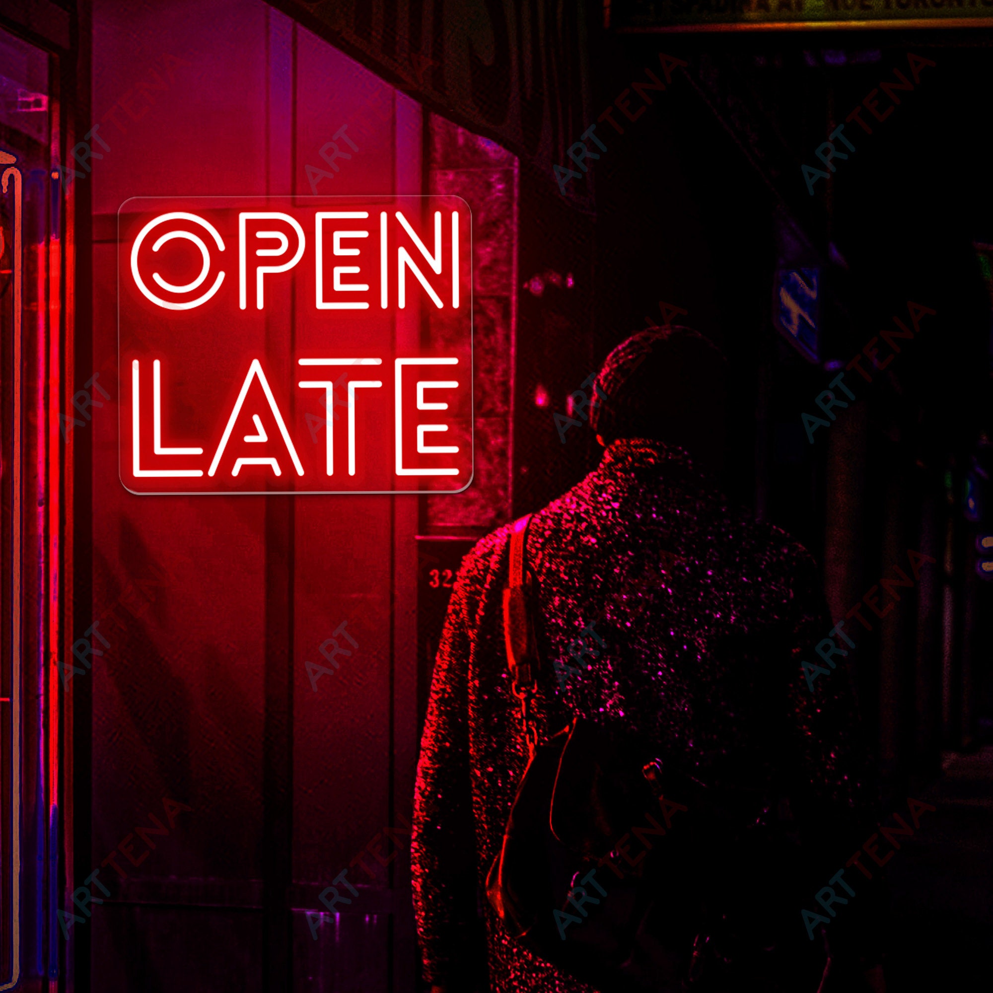Open Late Neon Sign Open Neon Bar LED Open Sign Open Sign - Etsy