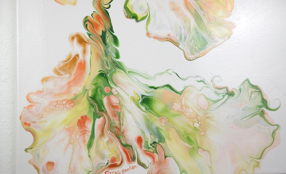 Acrylic Fluid Art Painting | Gallery Wall Art | Abstract Home Decor ...