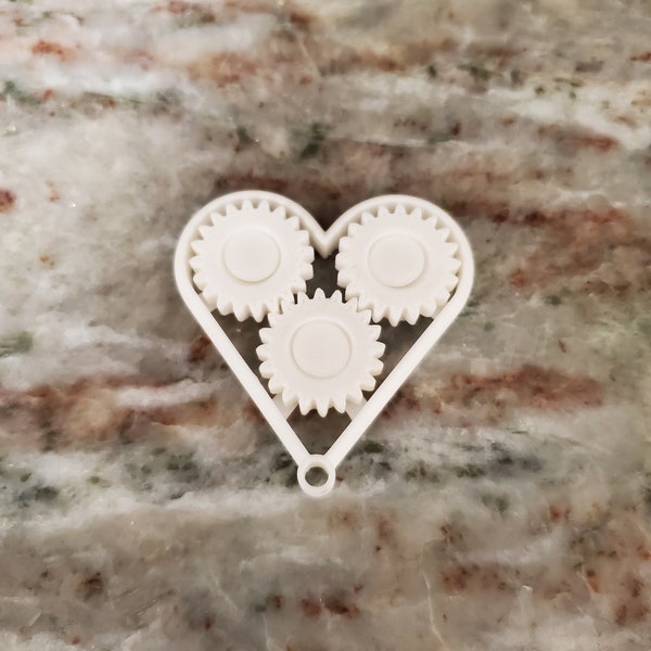 3d Printed Heart Keychain - Etsy