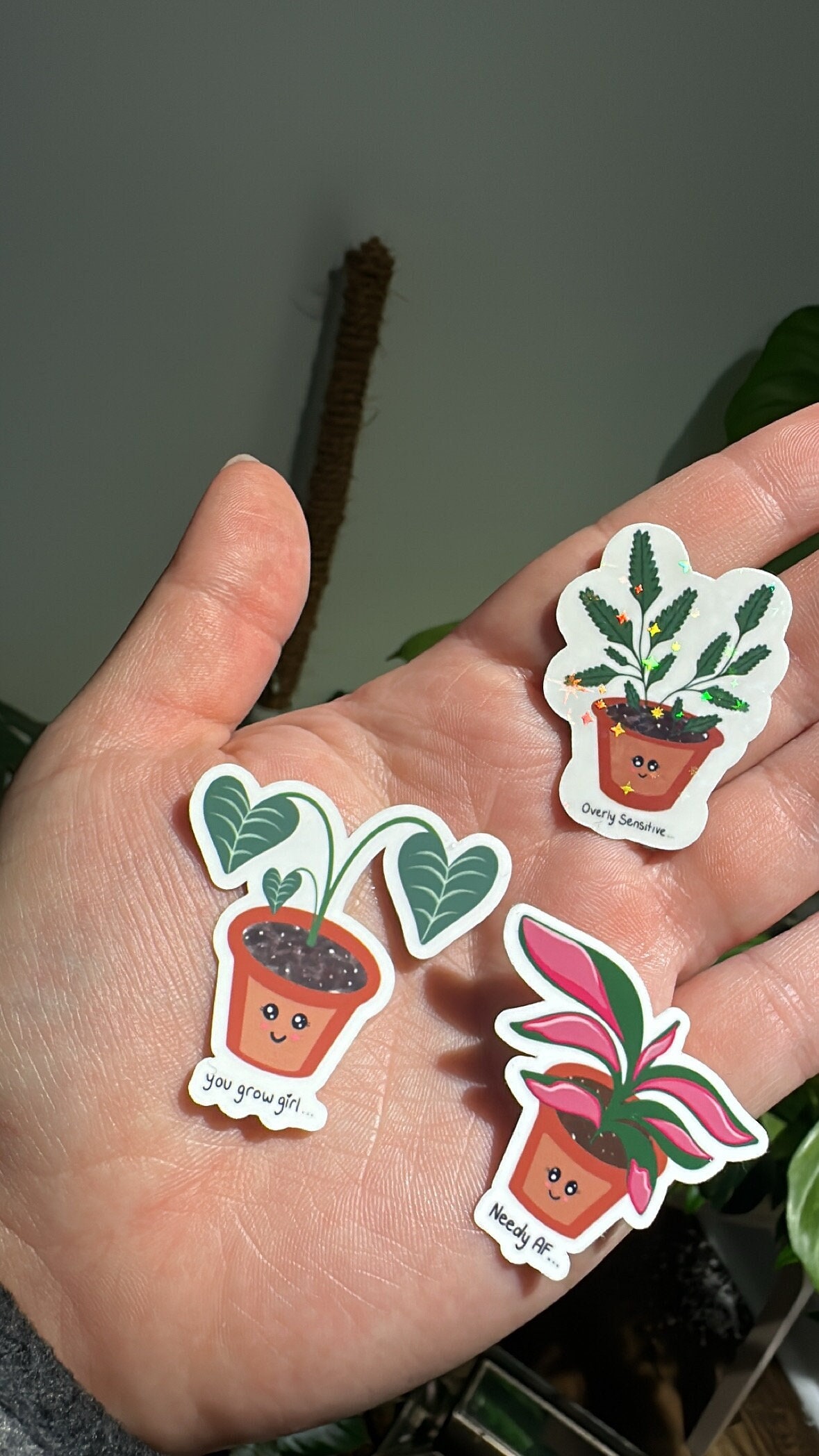 Mini Plant Sticker Pack Plants Quotes Stickers - Etsy