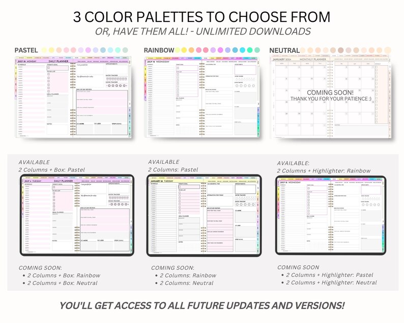 Digital Planner, Dated Goodnotes Planner, iPad Planner, 2023 Planner ...