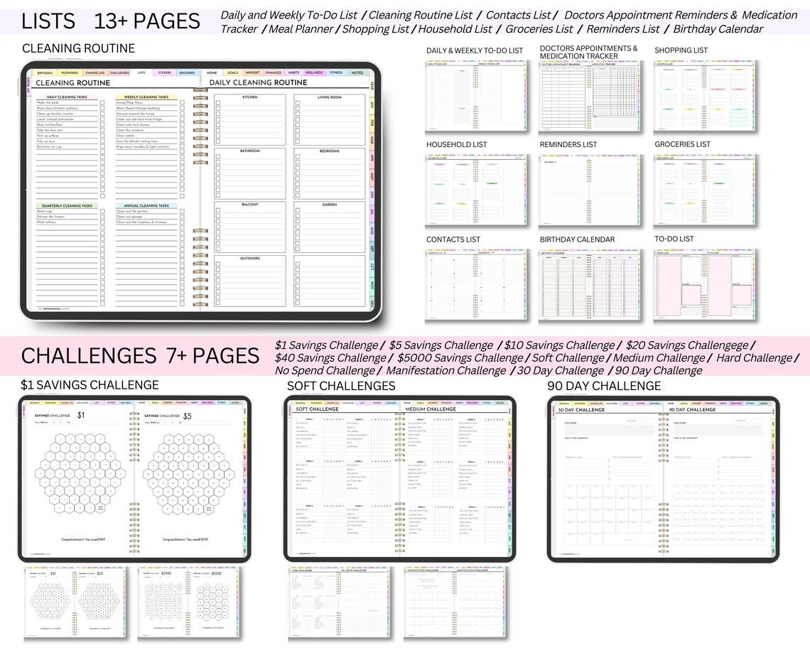 Digital Planner, Dated Goodnotes Planner, iPad Planner, 2025 Planner ...