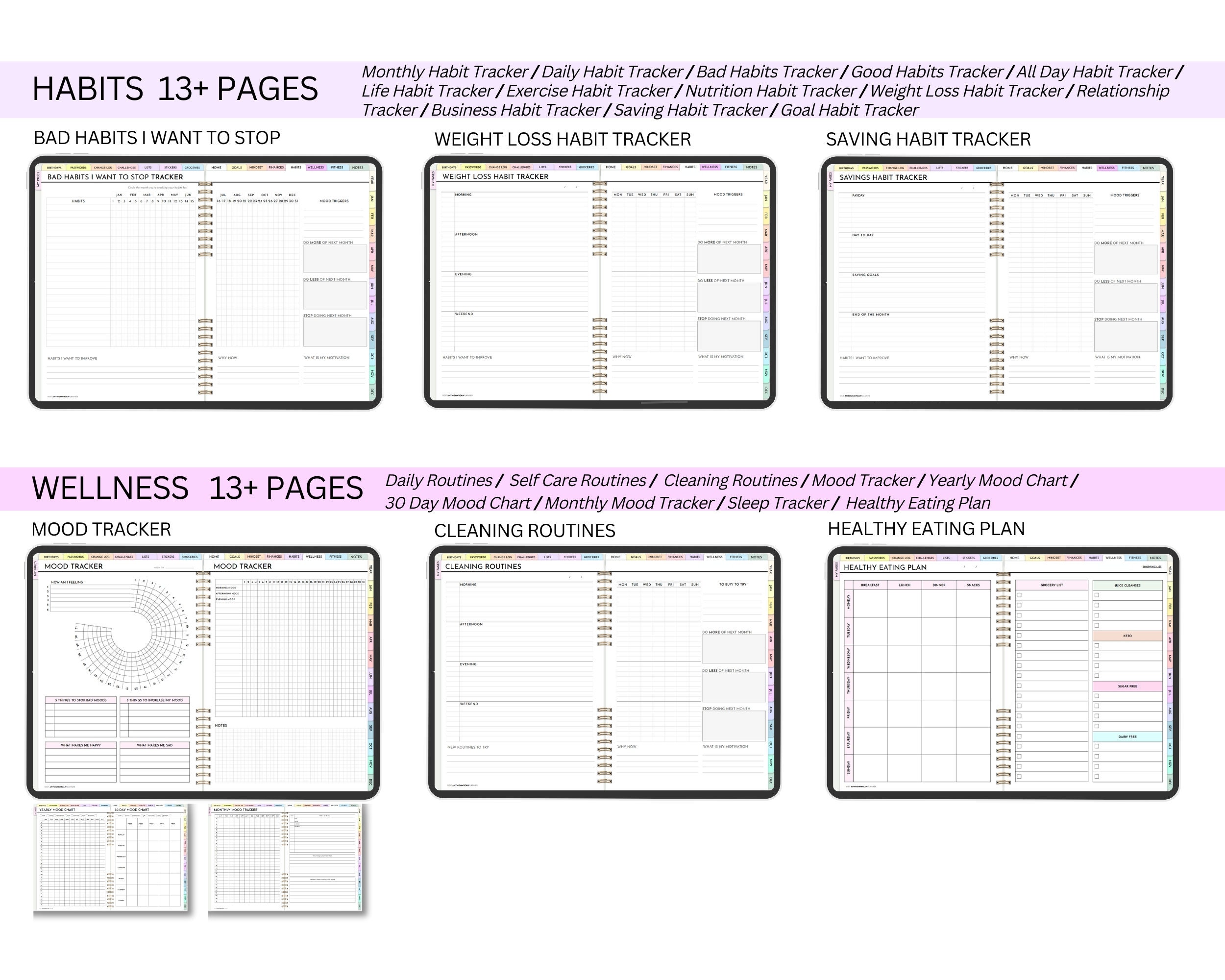 Digital Planner, Dated Goodnotes Planner, iPad Planner, 2025 Planner ...