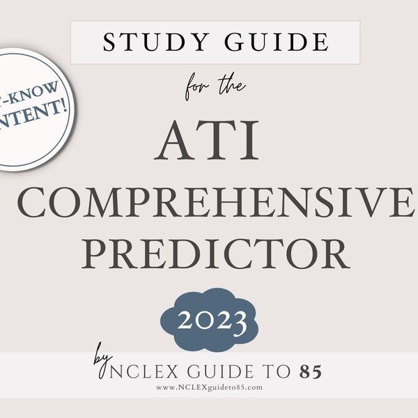 Ati Pn Comprehensive Predictor 2023 - Etsy Australia Ati Pn Comprehensive Predictor 2023 - Etsy Australia