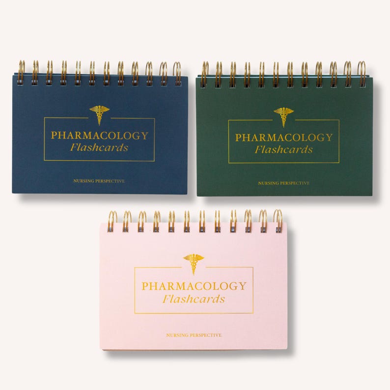 Pharmacology Flashcards | Nursing Student Pharm Index Cards | Nursing ...