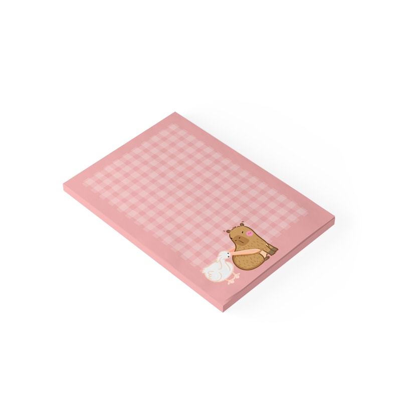 Capybara Sticky Notes Capybara Post-it® Note Pad Kawaii Capybara Note ...