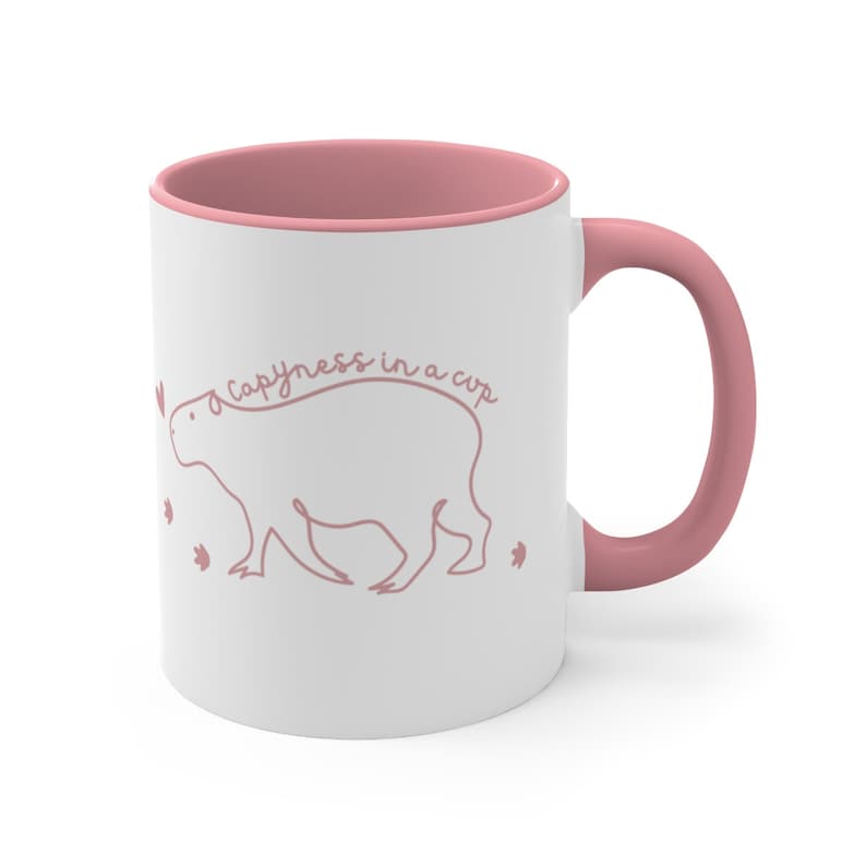 Capybara capyness in A Cup Capybara Gift Cappuccino Mug Cute Animal Mug ...