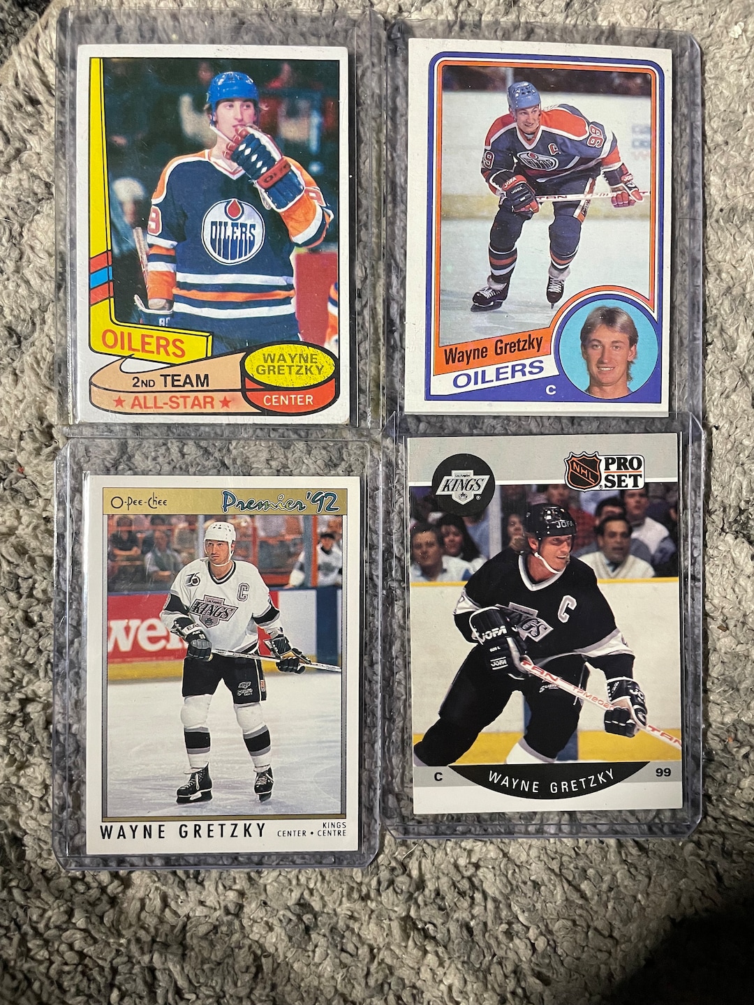 Wayne Gretzky X 4, Includes 2nd Year Card! - Etsy