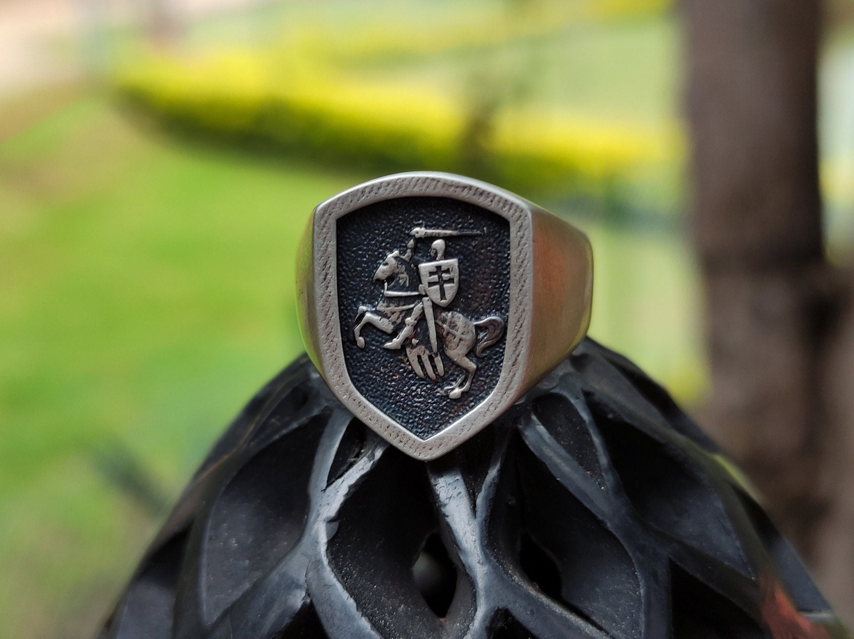 Made to Order! Sterling Silver Ring "pagonya" National Emblem of ...