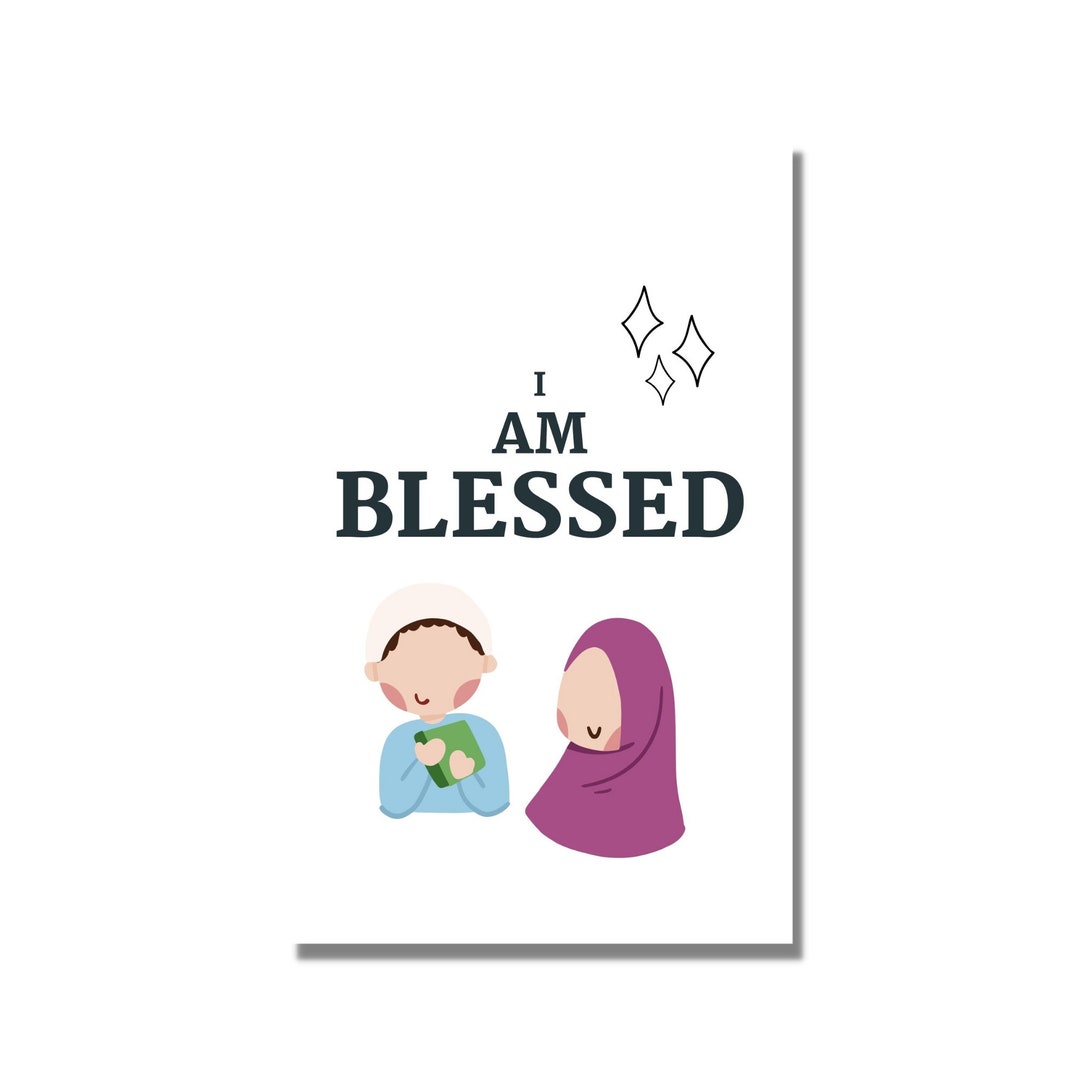 Daily Affirmations for Muslim Child Love Allah Gain Confidence ...
