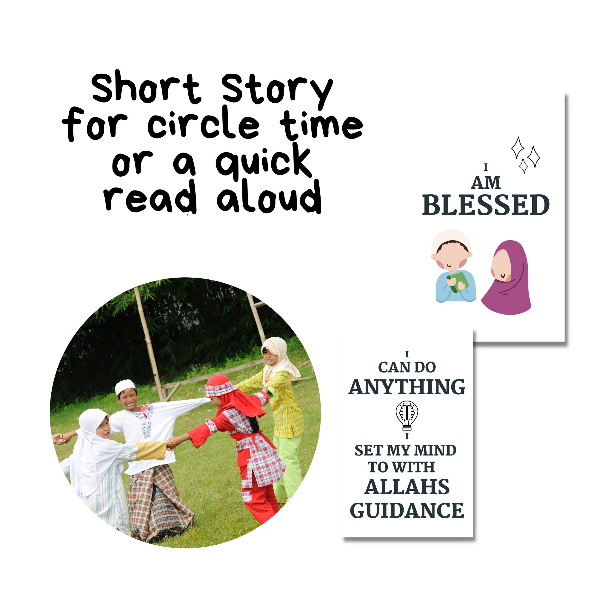 Daily Affirmations for Muslim Child Love Allah Gain Confidence ...